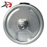China Stainless Steel Back Mount Pressure Gauge 63mm Glycerin filled for sale
