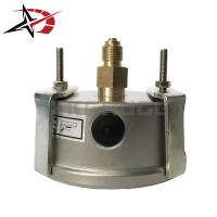 China Stainless Steel 60 Psi Pressure Gauge 3 Inches 3/8 NPT Oil Pressure Gauge Bracket for sale