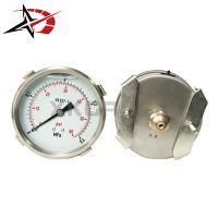 China Stainless Steel 60 Psi Pressure Gauge 3 Inches 3/8 NPT Oil Pressure Gauge Bracket for sale