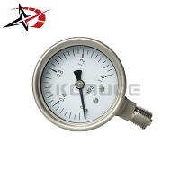 China Radial Direction Chemical Pressure Gauge 1.6 MPa 63mm 316SS Wetted for sale