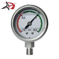 China Radial All Stainless Steel Pressure Gauge 40mm 0.5 Bar Vacuum Manometer for sale