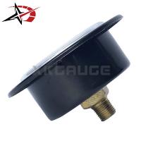 China 63mm Axial Flange Vacuum Pressure Gauge -1000mbar Manometer With Color Scale for sale