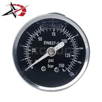 China Manometer 150 Psi 10 Bar All Stainless Steel Pressure Gauge Vibration Pulsation Applications for sale