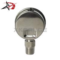 China 5 Bar Dry Pressure Gauge KL1.6 Liquid Filled Oil Pressure Gauge 40mm for sale