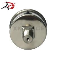 China 60mm All Stainless Steel Axial Vacuum Gauge -0.1MPa Back Mount Manometer for sale