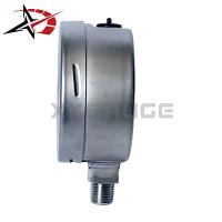 China Hydraulic All Stainless Steel Liquid Filled Hydraulic Pressure Gauge Heavy Duty for High Pressure Monitoring for sale