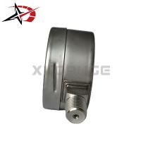 China 63mm All Stainless Steel Liquid Filled Vacuum Gauge -1~0 Bar for sale