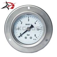 China G1/4 SS 304 6 Bar Pressure Gauge 63mm KL 1.6 Silicone Oil Filled Manometer for sale