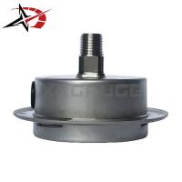 China G1/4 SS 304 6 Bar Pressure Gauge 63mm KL 1.6 Silicone Oil Filled Manometer for sale
