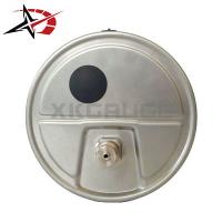 China EN 837-1 1.6 MPa All Stainless Steel Pressure Gauge Blow Out Protection 1/2 PT SUS 316 for sale