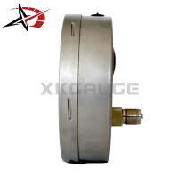 China EN 837-1 1.6 MPa All Stainless Steel Pressure Gauge Blow Out Protection 1/2 PT SUS 316 for sale