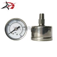 China Center Back 40mm Back Connection Pressure Gauge Compact for Industrial Equipment Hydraulic Monitoring for sale
