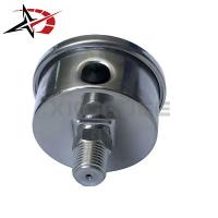 China Shockproof 60mm Liquid Filled Pressure Gauge Axial Back Mount 0-1MPa 0-10 Bar for Industrial Monitoring for sale
