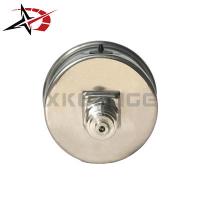 China Back Connection Oil Filled Pressure Gauge 0-16 Bar Vibration Resistant for Hydraulic System Measurement Equipment for sale