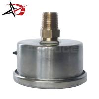 China Heavy Duty Back Mount Liquid Filled Pressure Gauge 0-250 kg/cm2 for High Pressure Industrial Hydraulic Systems for sale