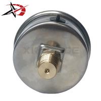 China Heavy Duty Back Mount Liquid Filled Pressure Gauge 0-250 kg/cm2 for High Pressure Industrial Hydraulic Systems for sale