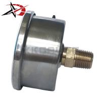 China Heavy Duty Back Mount Liquid Filled Pressure Gauge 0-250 kg/cm2 for High Pressure Industrial Hydraulic Systems for sale