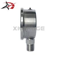 China 2300 Psi 160 Bar 50mm Stainless Steel Pressure Gauge Manometer For Corrosive Media for sale