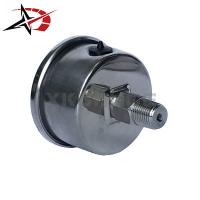 China 304 Ss Pressure Gauge 40mm 15 Psi Glycerine Filled Manometer 1/4 NPT for sale