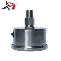 China 304 Ss Pressure Gauge 40mm 15 Psi Glycerine Filled Manometer 1/4 NPT for sale