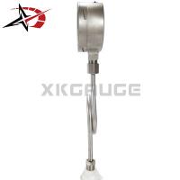 China 100mm Hydraulic Pressure Gauge 3000 Psi KL 1.0 Bottom Mount Pressure Gauge for sale