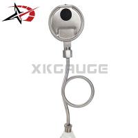 China 100mm Hydraulic Pressure Gauge 3000 Psi KL 1.0 Bottom Mount Pressure Gauge for sale