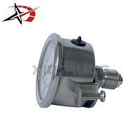 China U Clamp Liquid Filled Pressure Gauge 40mm 0-10 Bar Stainless Steel Axial Back Mount for Compact Industrial Monitoring for sale