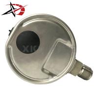 China 100mm All Stainless Steel Bayonet Ring Pressure Gauge 6 Bar Lower Mounting for sale