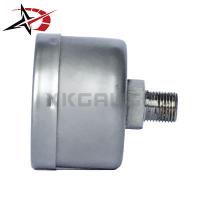 China 75 Psi Back Mount Manometer Pressure Gauge 6 Bar Pressure Gauge 40mm Dial Stainless Steel Case for sale