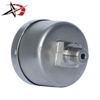 China 75 Psi Back Mount Manometer Pressure Gauge 6 Bar Pressure Gauge 40mm Dial Stainless Steel Case for sale