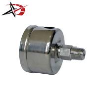 China Triple Scale Liquid Filled Pressure Gauge 1.5 Inch 0-11 Bar Axial Compact for Multi Unit Industrial Reading Systems for sale