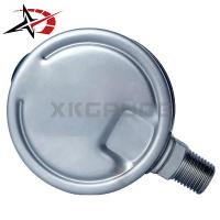 China Back Mount Stainless Steel Pressure Gauge 6 Bar 75 PSI Compact Manometer EN 837-1 For Industrial for sale