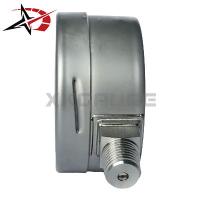 China 63mm All Stainless Steel Pressure Gauge Lower Mount SS316 Material Bayonet Ring for sale