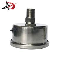 China All Stainless Steel Pressure Gauge 250 Psi Center Back Mount Pressure Gauge 50mm for sale