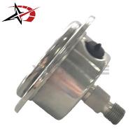 China 20 Bar All Stainless Steel Pressure Gauge Panel Mount 40mm With Glass Lens for sale