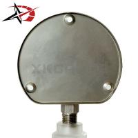 China 12 Bar 63mm Panel Mount Pressure Gauge Front Flange All Stainless Steel EN 837-1 Pressure Gauge for sale