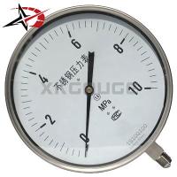 China 10 MPa Cl 1.6 Pressure Gauge Radial 250mm Big Dial Manometer Pressure Gauge for sale