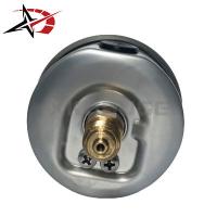 China Shock Resistant 63mm Liquid Filled Pressure Gauge 0-400 Bar Axial Back Stainless for Hydraulic Monitoring for sale