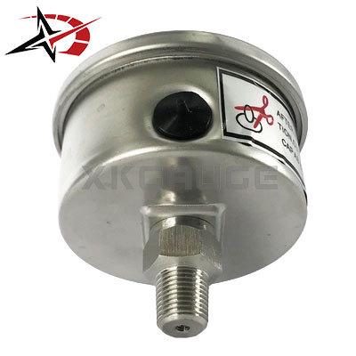 China 10 Bar All Stainless Steel Pressure Gauge EN 837-1 Back Mount Manometer Heating System for sale