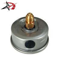 China Hydraulic System Liquid Filled Hydraulic Pressure Gauge 63mm 0-250 Bar Axial Back for Equipment Monitoring for sale