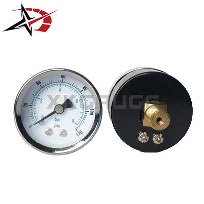 China 8 Bar 40mm Utility Pressure Gauge 120 Psi Brass Connection General Industrial Manometer for sale