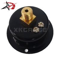 China Y‑40ZT Mini Pressure Gauge 40mm Axial With Front Flange Dry Manometer 0‑7kg/cm² 0‑100PSI Panel Mount for sale