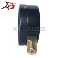 China 60mm Radial Pressure Gauge with Color Warning Scale 0‑1.5MPa 15Bar Bottom Mount Manometer for sale