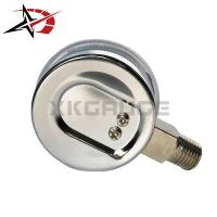 China 40mm Bottom Connection Stainless Steel Case USE NO OIL 0‑14Bar 200PSI Dry Manometer for sale
