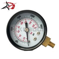 China 40mm Mini Radial High Pressure Gauge 0‑170Bar 2500PSI for sale