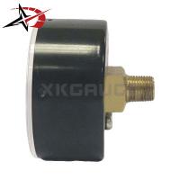 China 40mm Axial Oxygen Pressure Gauge USE NO OIL Color Scale 0‑600kPa 100PSI Dry Gauge for sale