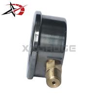 China 63mm Radial Stainless Steel Case Pressure Gauge, 0-345bar / 5000psi Dual Scale for sale