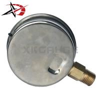 China 63mm Radial Stainless Steel Case Pressure Gauge, 0-345bar / 5000psi Dual Scale for sale