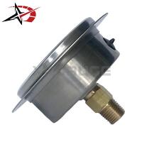 China 63mm Panel Mount Stainless Steel Pressure Gauge, 250kg/cm² Single Scale for sale