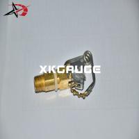 China 63mm Liquid Filled Pressure Gauge 8000psi / 700kg/cm², Bottom Mount Stainless Steel Case for sale